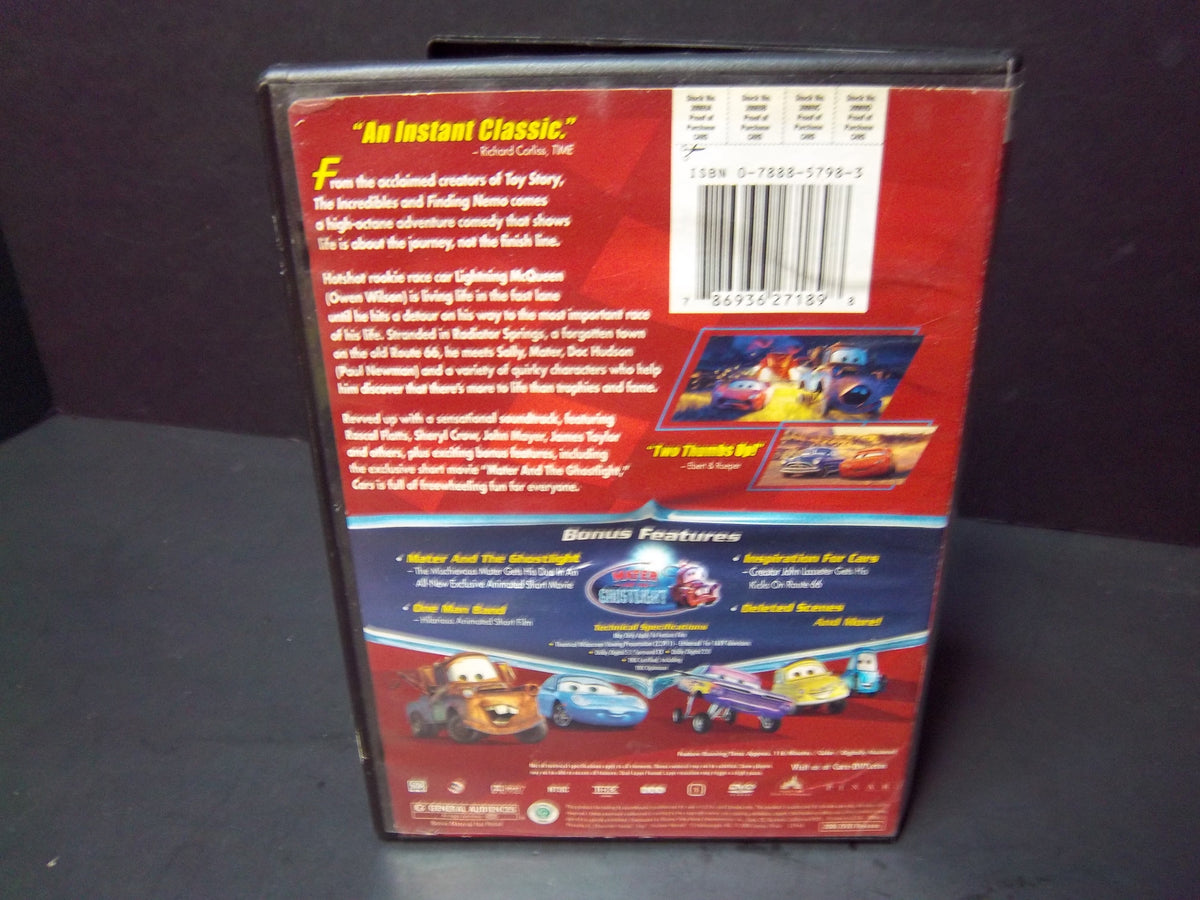 Authentic Walt Disney Cars Widescreen DVD – Media Mania of Stockbridge