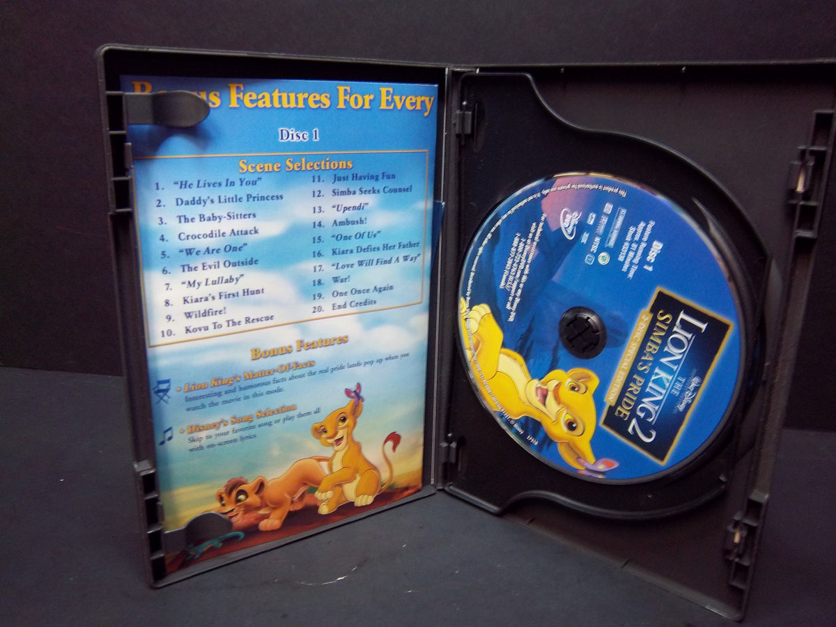 The Lion King 2: Simbas Pride - Authentic Disney 2 Disc Special Editio ...