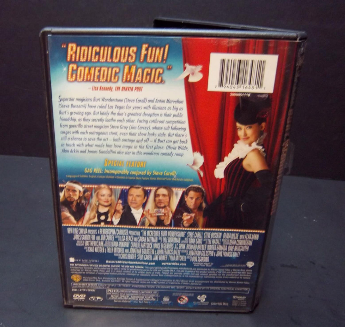 Incredible Burt Wonderstone Dvd Cover