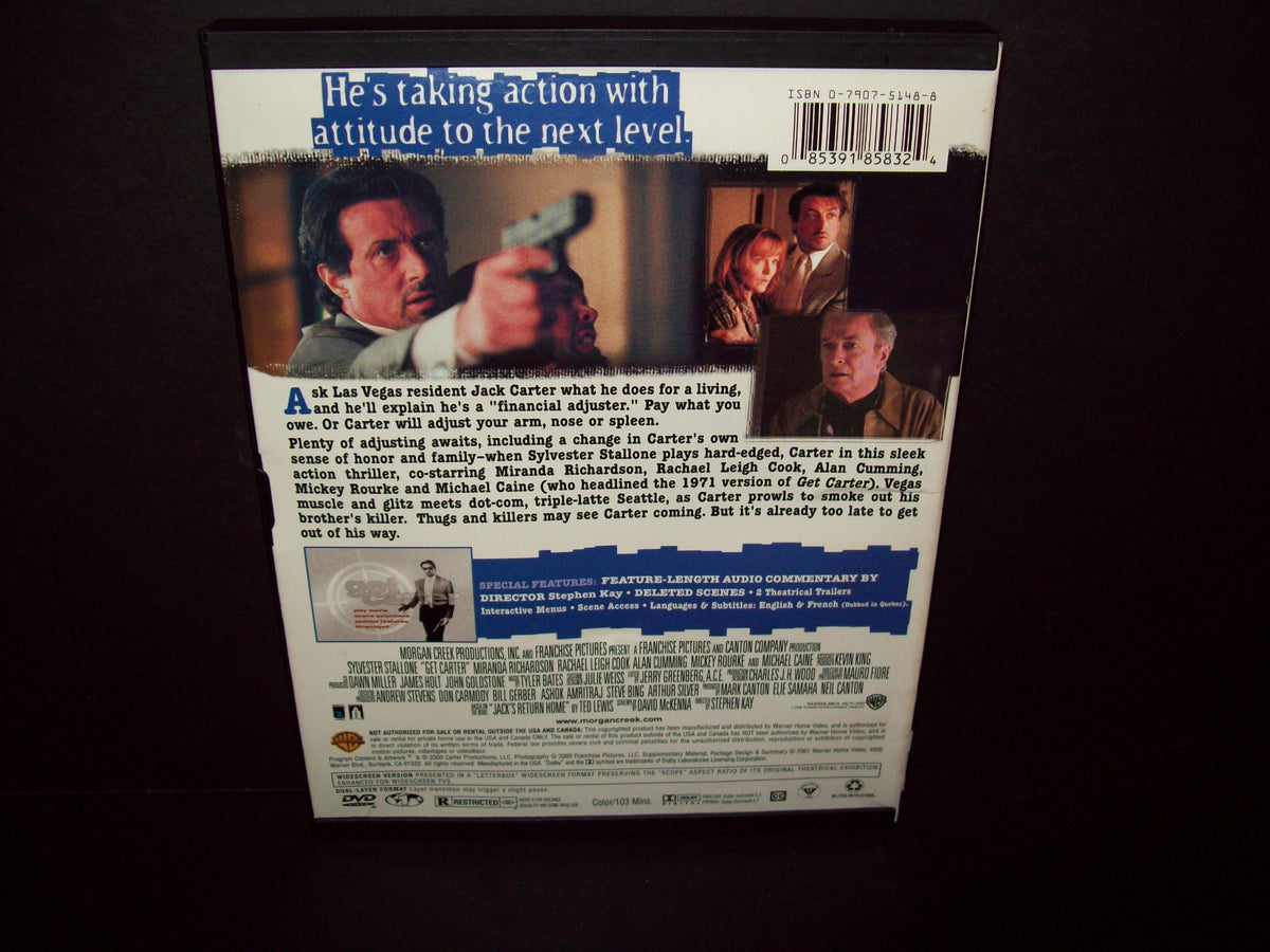 Get Carter - DVD - Sylvester Stallone - Michael Caine - Mickey Rourke ...