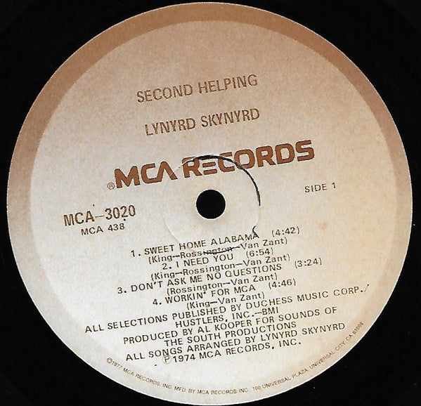 Lynyrd Skynyrd Second Helping Album Cover