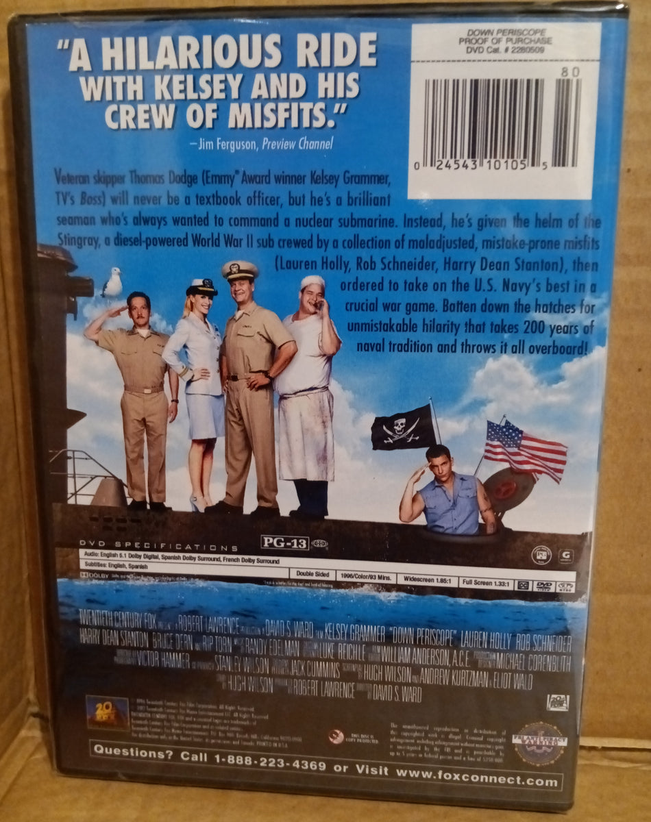 Down Periscope DVD Kelsey Grammer Bruce Dern – Media Mania of Stockbridge