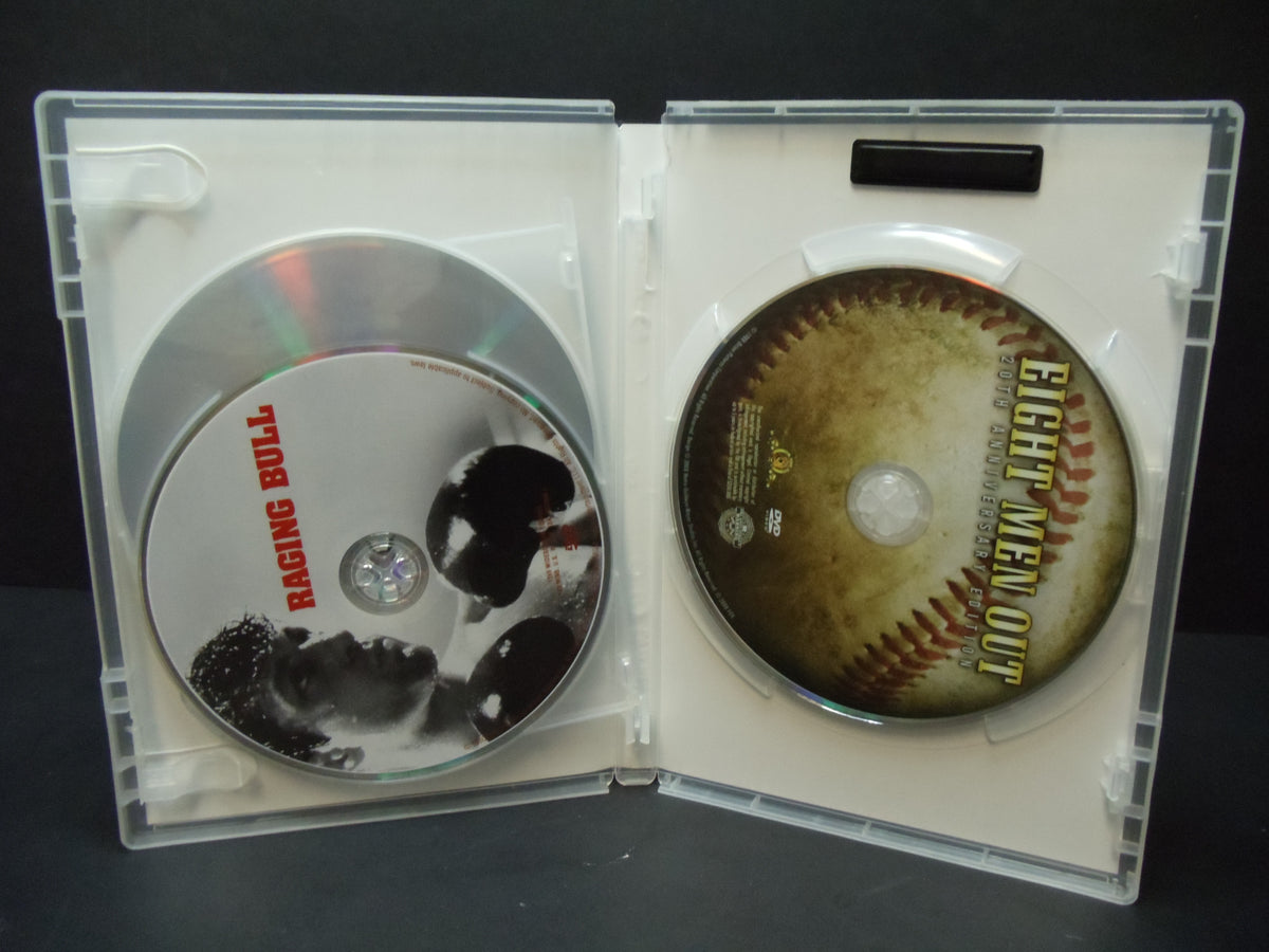 Eight Men Out/Hoosiers/Raging Bull (DVD, 2014, 3-Disc Set) – Media ...