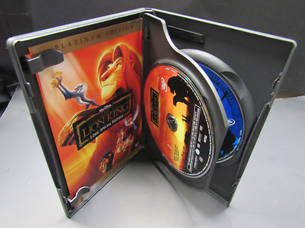 The Lion King AUTHENTIC DISNEY DVD - 2 Disc Set Platinum Edition Like ...