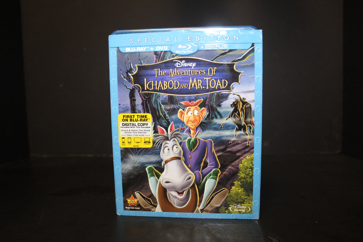 Walt Disney The Adventures of Ichabod and Mr.Toad Blu-ray + DVD 2-Disc ...